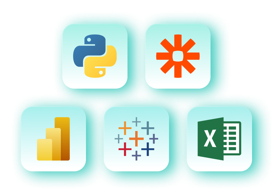 Python Power BI Tableau 